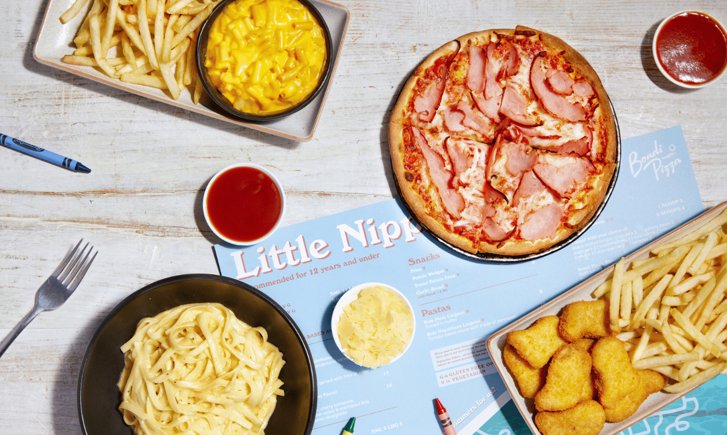 Lunch Menu - From $15! | Bondi Pizza